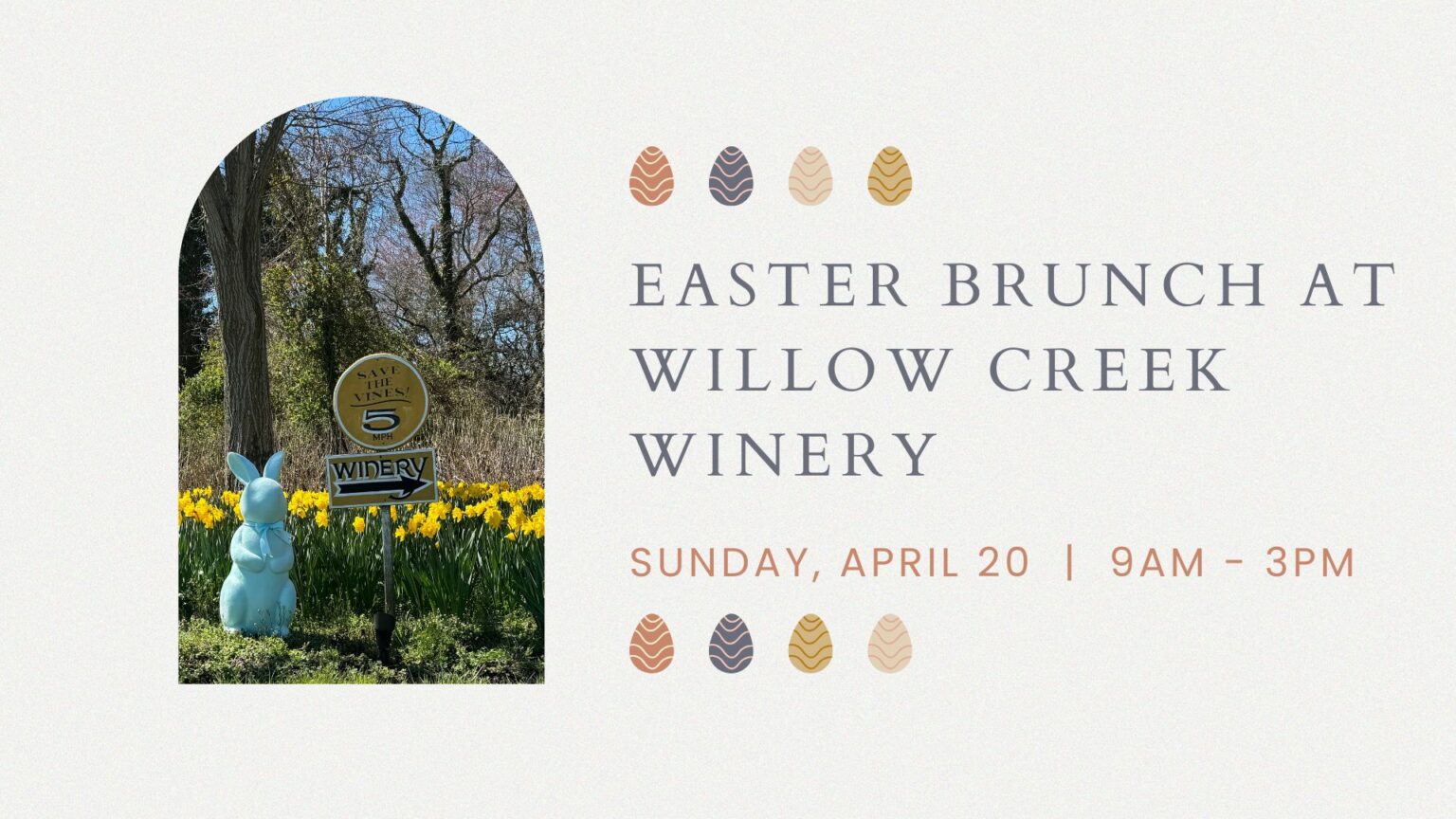 Easter Brunch - Willow Creek Winery & Farm